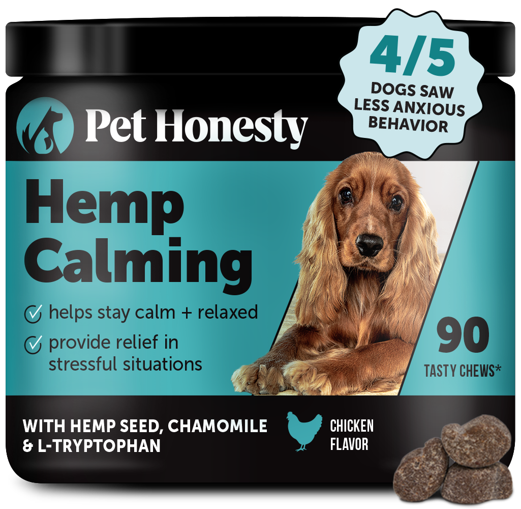 Chicken Flavor Hemp Calming Chews for Dogs | Pet Honesty