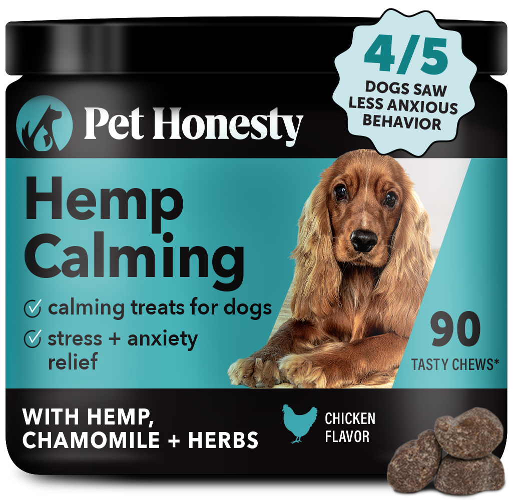 Chicken Flavor Hemp Calming Chews for Dogs | Pet Honesty