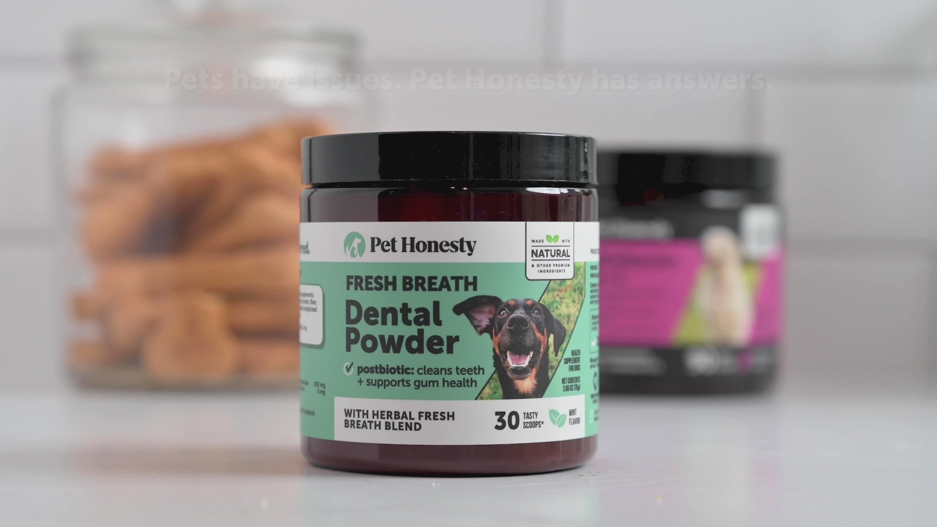 Powerful Dental Powder for Dogs - (30 Servings) | Pet Honesty